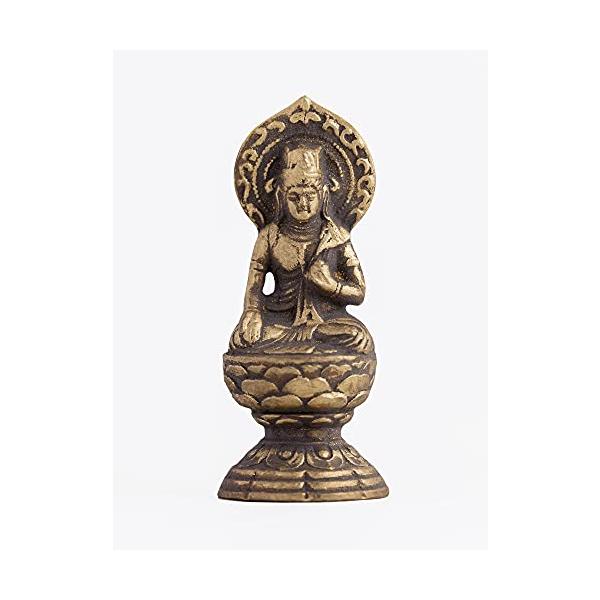 シリーズ：十二支の守護本尊 古美金仕上げ 　約7ｃｍ デスクの引き出し/バッグの隙間 狭い場所でもすっぽり収まる、携帯サイズのミニ仏像本体サイズ(約)：高さ6.5*幅2.8*奥行2.0cm (身丈3.5cm)　重さ：73ｇ　*製品内容：本体...