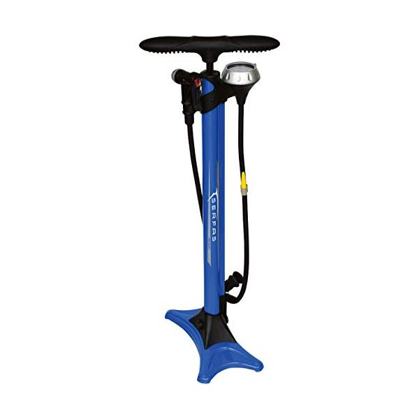 驚くほど軽いポンピング!!高性能の大型メーター装置。シンプルバルブで切替なしに仏式と米式バルブに対応。英式バルブ用アダプター付。ソフトな握り心地のデュアルデンシティのグリップ。ボールなどにも空気を入れられるアタッチメント付。本体内部のシリン...