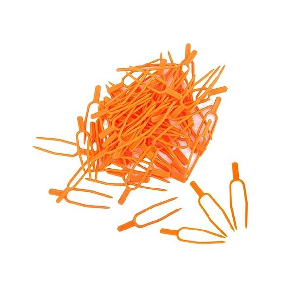 セット内容:プラントクリップ100個 長さ6.5cm。 オレンジ色。 植物の固定に最適。材質:プラスチック。 環境に優しい素材、強靭性、耐久性、耐腐食性、無毒性、無臭。機能的な使い方:栽培期間を効果的に調整。 植物の茎を畑全体に均等に分散さ...