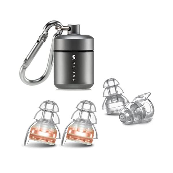 高度なフィルター技術 ：聴覚を保護しながら、ノイズ 最大24dB、NRR を均等に低減し、音の全スペクトルを維持します。Mumbaコンサート耳栓は、安全な音量で鮮明でクリアな音を提供します。泡プラグのように音楽や声を弱めることはありません。...