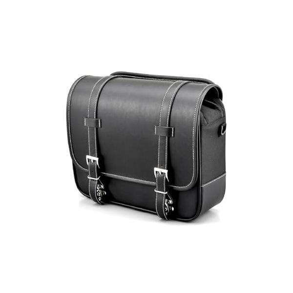 バイク用サドルバッグ ペットボトルやレインウエア、A4マップや小物が入る日帰りツーリング用 容量:12L、最大積載重量:5kg / 材質:合皮*1680Dポリエステル サイズ:縦270*横360*幅120mm 商品構成:レインカバー、ドリン...