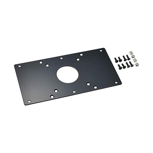 モニターをアームに取り付ける規格、VESA規格の変換プレートです。VESA規格ネジ穴位置 : 100mm * 200mm に変換製品サイズ/重量 : 115 x 225 x 2 mm / 400g付属品 : 皿ネジM4*15(4本)、バイン...