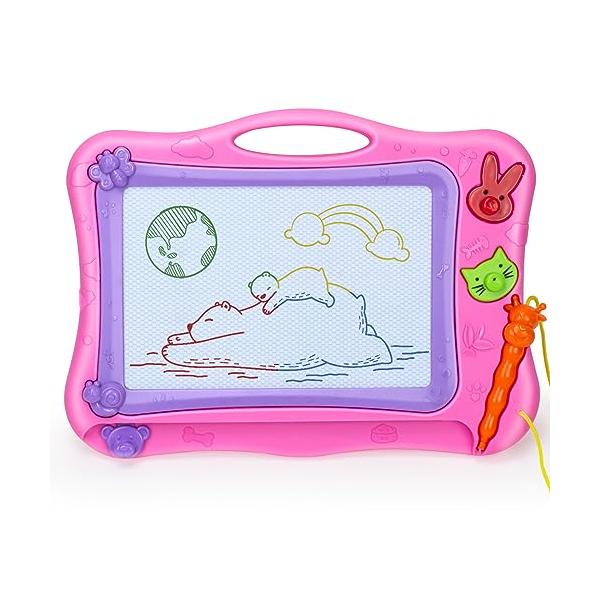 想像力を使って絵、形、文字、数字を描くことができます 手指の運動にもなり、想像力、創造性、集中力、手と目の協調、論理的思考、問題解決スキルに適しています。壁や手、服を汚れずに綺麗に描けます。消しゴム使えないので、片付けも要りません。ノートく...