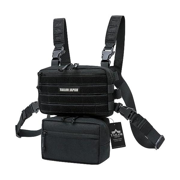 軽量設計 本商品は超軽量ながら拡張性に優れたチェストリグです。拡張性もさることながら430gと極めて軽量な実用的なマイクロチェストリグになっています。また1000Ｄナイロンを使用することで軍事規格の耐久性を兼ね備えています。 ハイブリットシ...