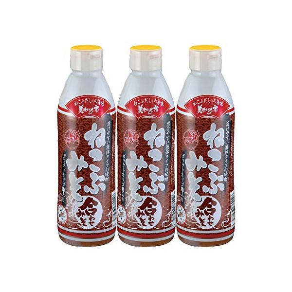 内容量：ねこぶみそ 合わせみそ 500g*3本食塩相当量：11.0g/100g 原産地  味噌・昆布エキス 北海道製造 、鰹節エキス 国内製造 アレルギー表示：原材料の一部に、大豆を含む賞味保証期間：常温9カ月　開栓後冷蔵保存食品・飲料・お酒