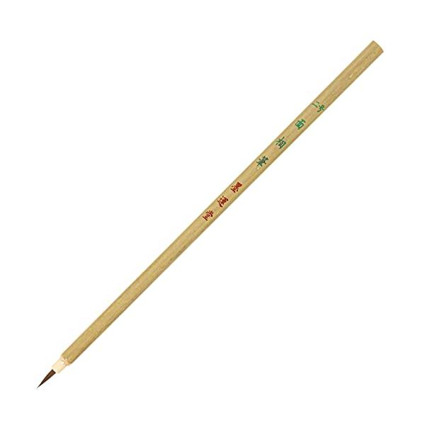 使用毛 イタチ毛 用途 線描き用筆 穂サイズ 穂径1.5mm*穂長7mm 軸サイズ 軸径5.5mm*軸長162mm 特徴  葉脈や虫の羽など、細かい線を描くのに最適文房具・オフィス用品/学用品/書道用具/書道筆