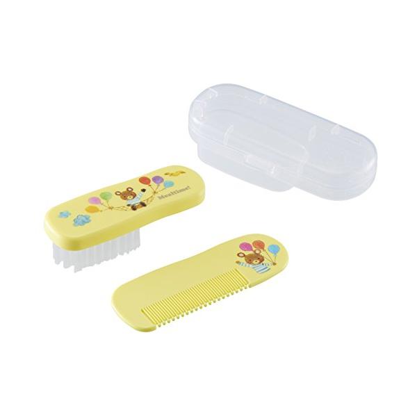 ケースサイズ 52*119*H41(mm)抗菌加工部分:コーム・ブラシ・ハンドルベビー＆マタニティ/ベビーケア・バス/ベビーブラシ・くし