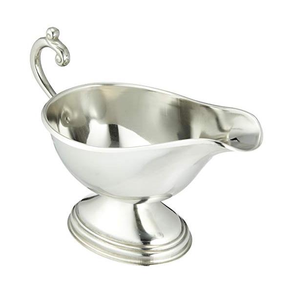 サイズ:全長203xカップ175x全高155mm容量:300cc(実容量)材質:18-8ステンレス生産国:日本/新潟県燕市ホーム＆キッチン:食器・グラス・カトラリー:食器・サービングウェア:サービングウェア:ソースポット