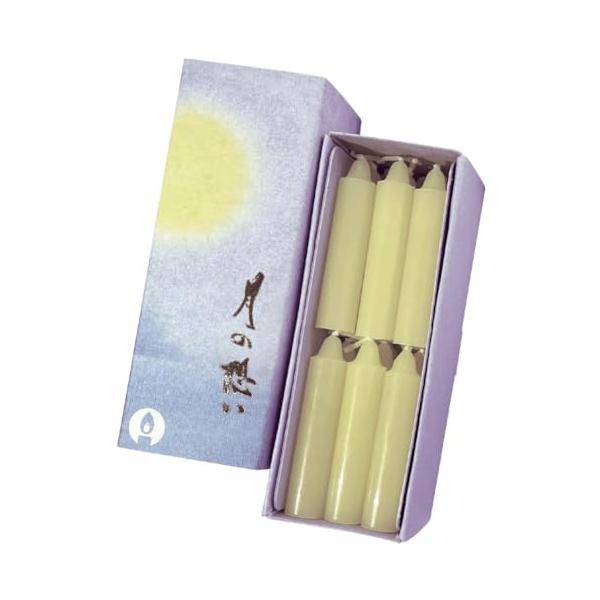 優しい月をイメージした優しい蝋梅の香りがするろうそくホーム&amp;キッチン/仏具・神具/仏前ろうそく