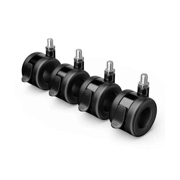 商品仕様：75*46*86mm、本体0.24kg、直径2.5インチ材質：PA*PU対応範囲：M8ネジ穴、最大耐荷重80kg文房具・オフィス用品:オフィス家具・収納:オフィス家具小物・パーツ:キャスター・固定脚