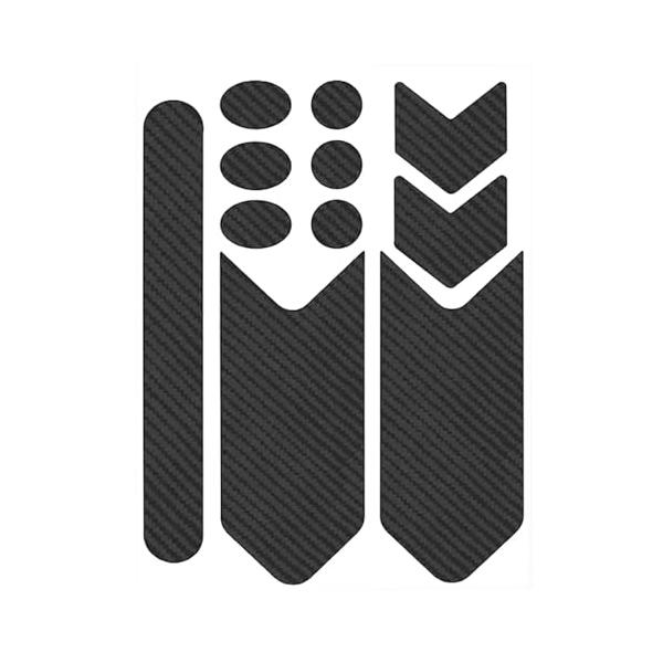 大切な愛車を傷・飛び石・汚れから守るフレーム保護ステッカーです。ロードバイク・グラベルバイク・MTB マウンテンバイク ・クロスバイク等自転車専用の保護フィルムです。全部で5種類、11個のプロテクターフィルムがはいっています。カッコいいカー...