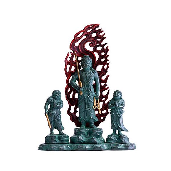 シリーズ：守護尊(高岡銅器)本体サイズ：高さ16*幅12.7*奥行4.5cm (身丈9.5cm)　重さ：約730ｇ材質：合金製 仏師 牧田秀雲 原型 　青銅彩色仕上げ　 高岡銅器/日本製*製品内容：本体　化粧箱入*酉(とり)年生まれの人のお...