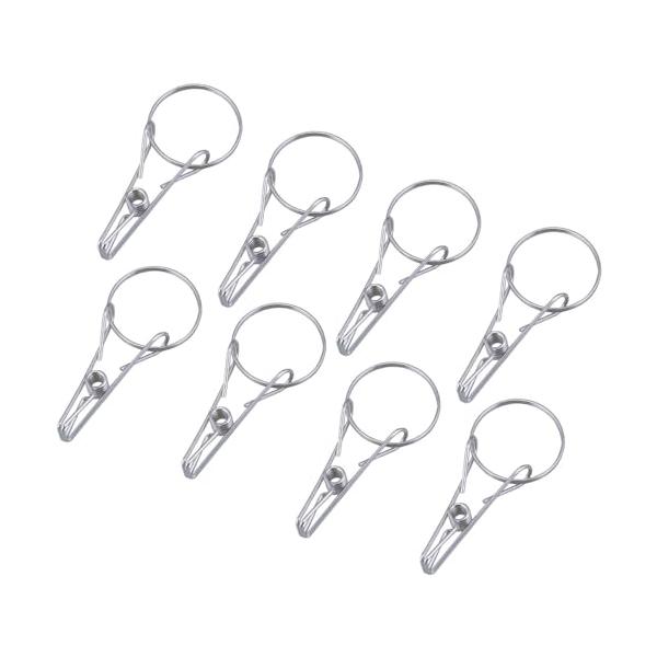 サイズ:全長約10.5cm、リング/径4.5cm素材・材質:18-8ステンレス生産国:中国本体重量(詳細):14g(1個)そのまま物干し竿に取り付けて使用。小物干しに便利ホーム＆キッチン:洗濯用品:洗濯ばさみ
