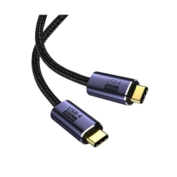 最大100W超高速充電対応 USB Type-C PD 規格に準拠し、22AWG太い電源コードを採用、最大100W (20V*5A)の大電流で接続機器への安定給電が可能です。 1.5時間で新しいMacBook 12インチをフル充電できます。...