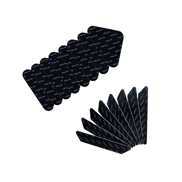 規格 数量：三角形＊8*台形＊8、カラーからー:ブラックくろ;サイズ： 三角形：90*90 mm、台形：30*180 mm、  メッシュ加固仕上げ 粘着性の強い粘着剤を採用しただけでなく、メッシュ加固仕上げで、従来の製品より安定性が遥かに上...