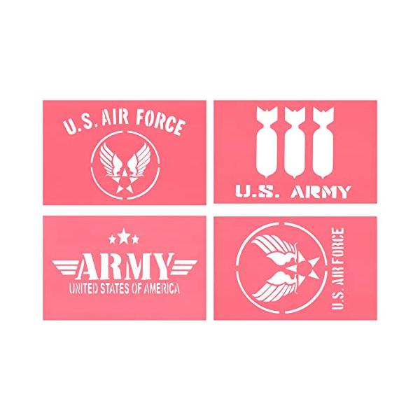 ステンシルシートシートサイズ18x28cmハンドメイドやDIYに繰り返しご利用頂けます。ホビー:手芸・画材:画材:デザイン・製図:テンプレート