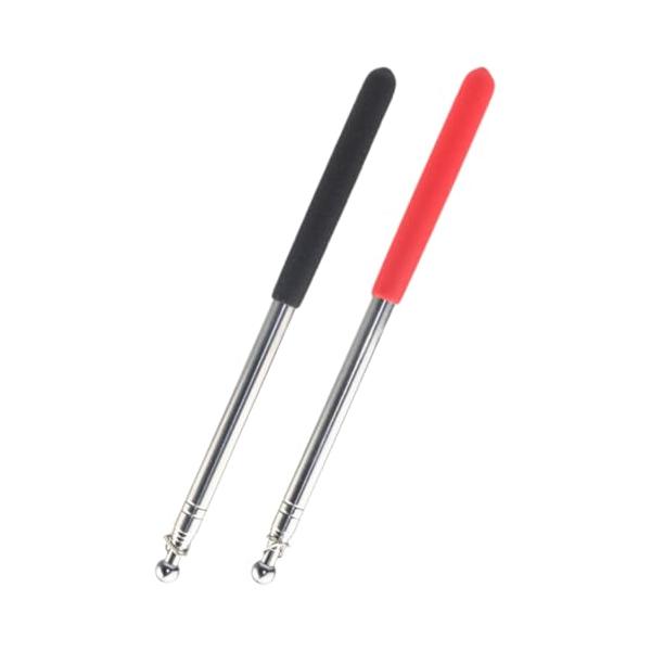 赤と黒の2本セット：イベントや用途に応じて使い分け可能な便利な2色セットです。伸縮自在で使いやすい：30cmから最大160cmまで調整可能。用途に応じて最適な長さを設定できます。軽量で持ち運び簡単：コンパクトに収納可能で、バッグやポケットに...