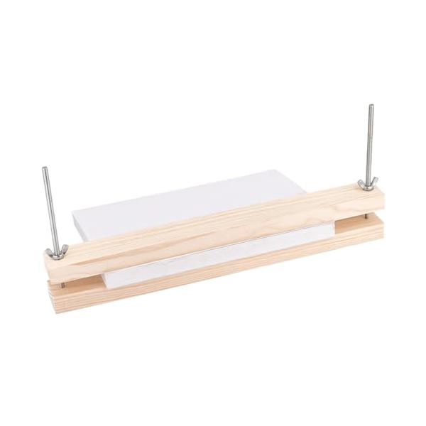 パッケージ内容：パッケージには、木製ブロック2個、ネジスティック2個、ウィングナット2個、ナット2個、スペーサー4個が含まれています。機に組み立てることができます。サイズ詳細：ウッドブロックは長さ約380mm、幅38mm、高さ22mm、ネジ...