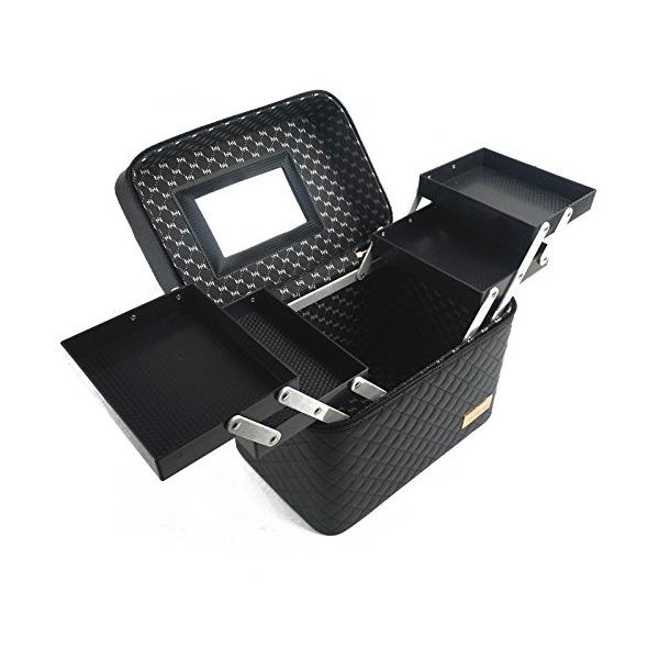 収納力抜群  大容量のデザインで、ネイル用品や普段使いの化粧品など、コスメをスッキリ収納できます。整理整頓が苦手な方でも安心です。忙しい朝でも、すぐに必要なものを見つけることができます。 細かい仕分けができる  大きな化粧水だけでなく、散ら...