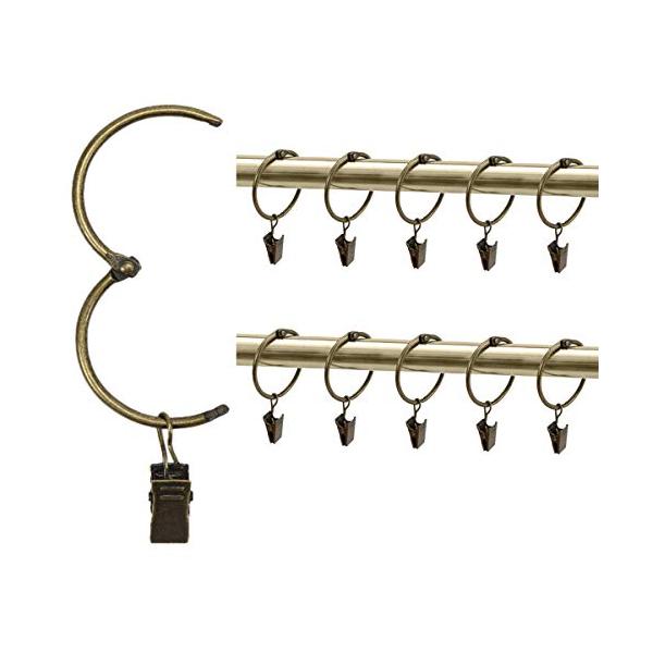 適用サイズ ：リング部分が内径38mmと大きめで、33mm以内のポール・伸縮カーテン棒・突っ張り棒・伸縮棒などにご利用いただけます。 適用範囲広い ：カーテンリングランナーはシャワーカーテン、窓カーテン、フレンチ窓カーテンなどのほとんどの種...