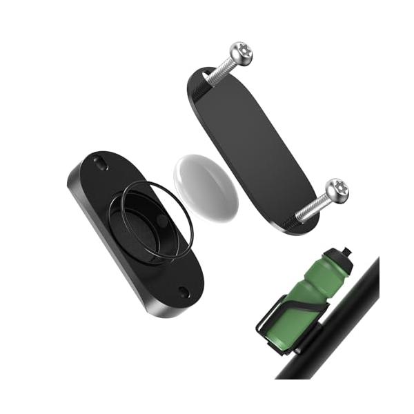 AirTag用盗難防止バイクマウント AirTagをボトルケージの下にきちんと微妙に取り付けることができます。 標準的な64mmのウォーターボトル取り付け穴があるすべての自転車と互換性があります(ボトルケージとAirTagは含まれていません...