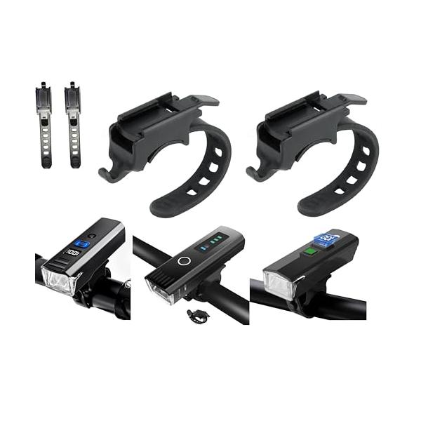 2本入り　自転車ライトホルダー 　ゴムバンド　自転車ライトバンド 　自転車 ライトホルダー 自転車ライト ブラケット 自転車ライトのバンド 交換用 専用ベルトスポーツ&amp;アウトドア:自転車:自転車アクセサリー:アクセサリーホルダー