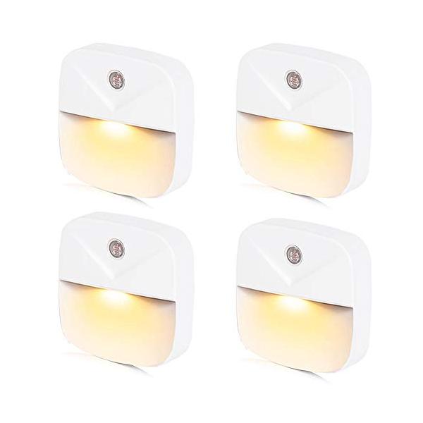 プラグイン式 本商品はコンセントに差し込むだけの簡単設置、暗闇の中で暖色な光を楽しむことができます。電池不要、エネルギー消費量はわずか0.4W、30日間点灯でも電気代はたったの約1円です。コンパクトのデザインはどこでも設置できます。 暗くな...