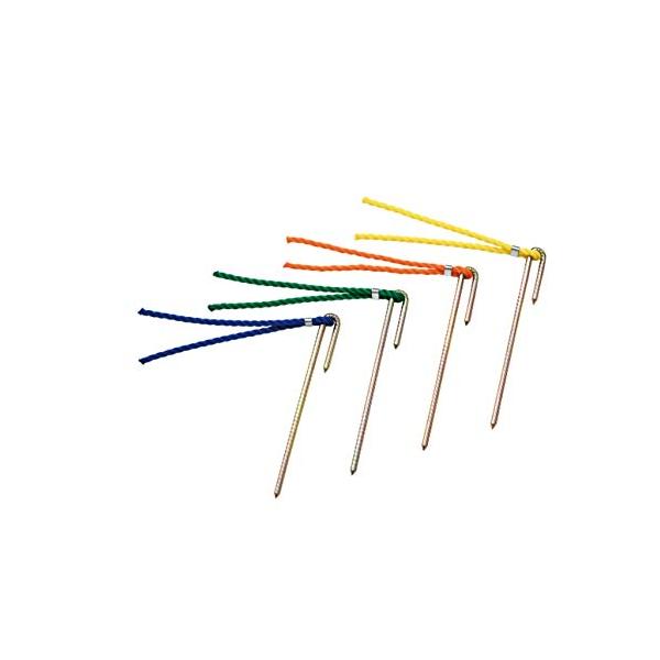 同色10本1組重さ590gポリエチレンロープ6mm*15cm杭6mm*15cmスポーツ＆アウトドア/トラック・フィールド/トラック・フィールド整備品