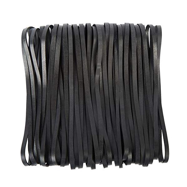 サイズ: 厚さ:1.4mm,幅2inch/5mm*折径8inch/200mm,内径:127mm;入り数:35本入，ブラック;紫外線(UV)に強い,劣化しにくい,熱に強い;仕様:袋入り;素材：良質の天然の純ゴムを使用しています;文房具・オフィ...