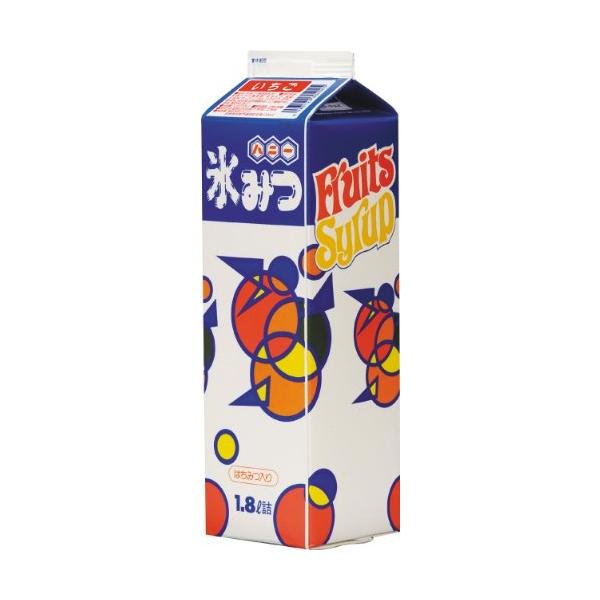 内容量:1.8L原材料:果糖ブドウ糖液糖(日本産)、はちみつ(中国産)、食塩(日本産)商品サイズ(高さ*奥行*幅):300mm*86mm*86mm食品・飲料・お酒:製菓・製パン材料:かき氷シロップ