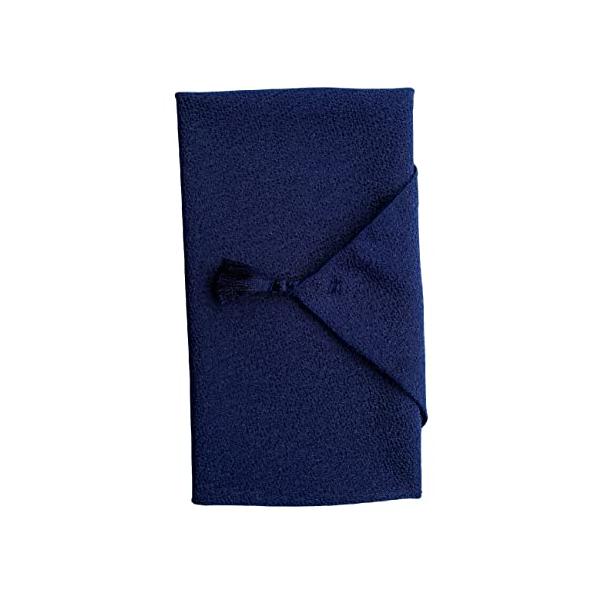 素材 ポリエステル100％(ちりめん)　タッセル飾り：レーヨン　＊洗濯可 サイズ 約34c*34c 風呂敷タイプのふくさは、使用後コンパクトに収納できるので、荷物になりません。慶事には暖色形、弔事には寒色系の袱紗を利用するのが一般的です。紫...