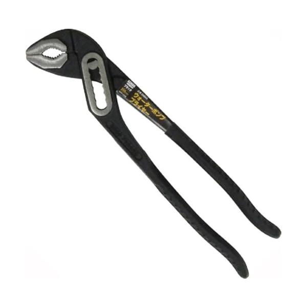 がたつきにくい3枚合わせ構造です。口開きは7段階で、最大46mmまで開きます。すべりにくい持ち手部。鍛造性なので変形に強く頑丈です。DIY・工具・ガーデン:作業工具:駆動工具:プライヤー:ウォータープライヤー