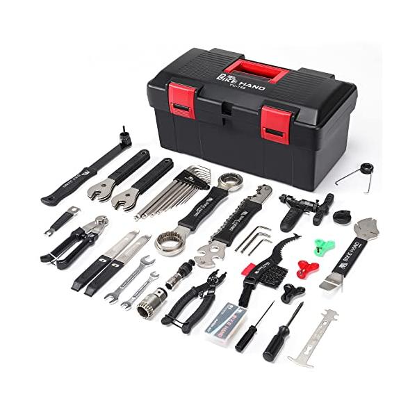 多種多様なメンテナンス作業に対応できる厳選した専用工具が一式揃います。全33アイテムをお買い得価格で提供します。工具の整理や持ち運びに便利なツールボックス付き。細かい部品や工具類の収納に便利なトレー付き。 安心・安全 信頼できる台湾メーカー...