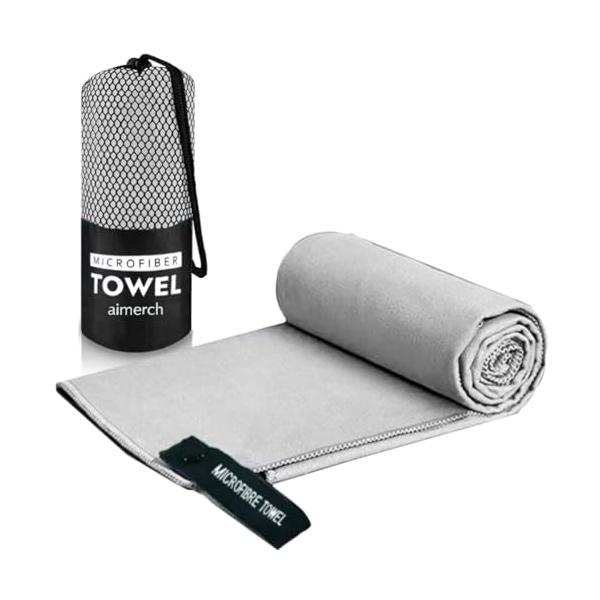 両面スエードマイクロファイバー素材スポーツ＆アウトドア/水泳・スイミング/スポーツタオル