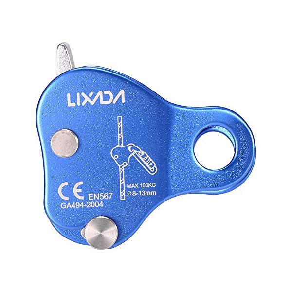 Lixada マイクロプーリー シンプルアセンダー ベアリングモバイルサイド クライミングプーリー CE/UIAA認証 登山 運搬 輸送 クライミング用 ブルースポーツ&amp;アウトドア/登山・クライミング/アッセンダー