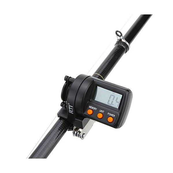 デジタルスクリーンは調整可能 デジタルスクリーンはニーズに合わせて調整できます。 保護ロッドデザイン ラインカウンター 釣り竿は含まれていません 、ゴムパッド、内部クリップがロッドを効果的に保護します。  999.9メートルまでカウント可能...