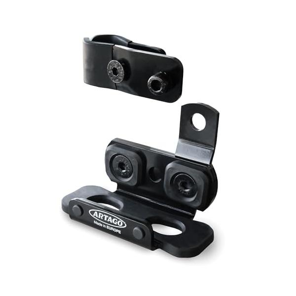 ユニバーサル:オートバイのディスクロックに有効な万能な輸送ブラケット。Artago 32。 K202はチューブやネジに取り付けられており、Artago 32ブレーキディスクロックを安全で実用的な運搬が可能です。多用途: この輸送用ブラケット...