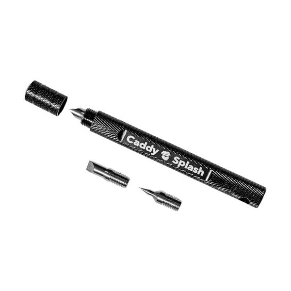 溝を研いで再生 グルーブシャープナーは、クラブの溝を研ぎ、性能を維持することで、最適なボールの飛行とスピンを実現します。 3つのツールが1つに  - グルーブシャープナーにはU溝用のストレートエッジチップ、V溝用の先端が傾斜したアングルエッ...