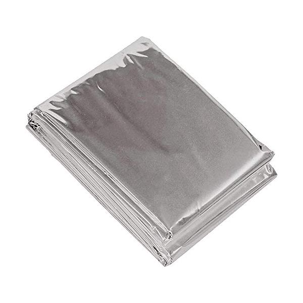 サイズ:展開時/1300*2100ｍｍ パッケージサイズ/10*13*2cm(1個)。重量: 約50g。素材: アルミニウム、 ポリエチレン生産国:中国ブラント名: エピオス(Epios)スポーツ＆アウトドア:アウトドア:安全対策・サバイバ...