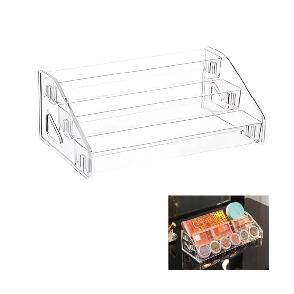 美容アイテムの整理整頓 日々のメイクアイテムが散らかりがちな方に最適なこのクリアケースは、すっきりと整理することができます。アイシャドウやファンデーション、ブラシなどを一つ一つ見やすく収納できるため、必要なアイテムをすぐに取り出せ、メイクの...