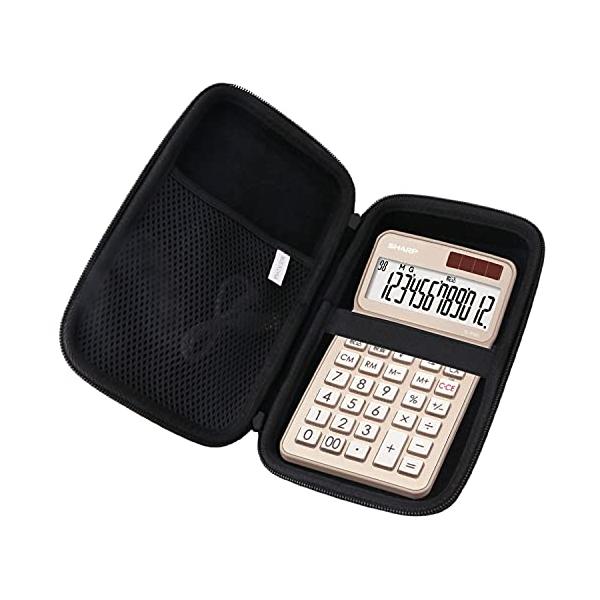 用の シャープ(SHARP) 電卓50周年記念モデル EL-VN82 保護 キャリングケース 旅行収納ケース -waiyu JP材質：耐久性のある高級ハードEVA素材、優れた肌触り、中身の柔らかい保護。用途：保管保護、汚れ、衝撃、磨耗を防ぐ...