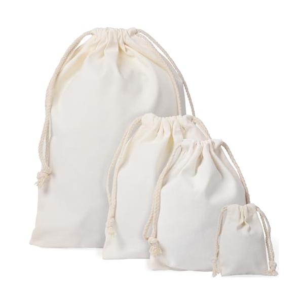 ラッピング 袋 小 巾着 小袋 巾着袋 無地 帆布文房具・オフィス用品:ラッピング材:ギフトバッグ・袋