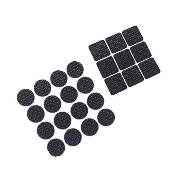 パケージ内容 170枚保護パッド。円形：(直径20mm x80 pcs、) 方形： 27*27mm x 90pcs パッドがお好きなサイズをカットして、任意に切断可能、さまざまなニーズを満たす。 騒音/キズを防止 キズ防止パッドを使って摩擦...