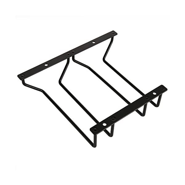 キャビネット下の厚いワイングラスラック。 ワイングラスを収納するのにとても頑丈で便利です。 一生お使いいただけます。1*3列。 グラスが2*6個入ります。 ガラスの底径により異なります。取り付けネジ付属、ネジカバーも付属。 取り付け簡単。 ...