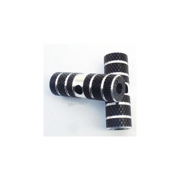 オプティカル 2本セット 自転車用サイクルハブステップ アルミ製 ギヤガード 黒ブラック 7xφ2.4cm OPT-CYL-3スポーツ＆アウトドア/自転車/自転車パーツ/ハブパーツ・ハブアクセサリー