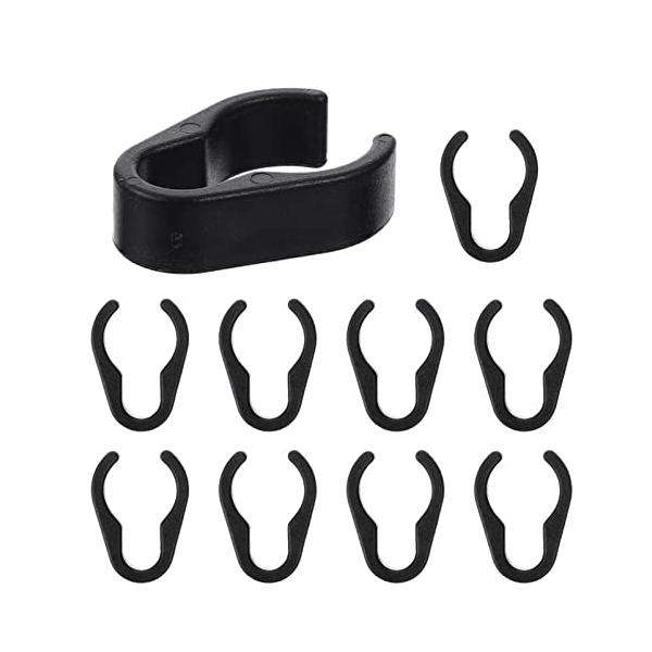 ケーブルクリップ設計 黒いマイククリップを使用すると、マイクケーブルがいつでも整頓されます。これらのマイククリップは、ほとんどのマイクレバーに適した柔軟な設計になっています。 安定した固定 使用中に脱落やガタが発生しないように、マイクのケー...