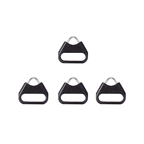 材質 100％ステンレス鋼製の三角リングとABS樹脂製のカバー、丈夫で、カメラのキズを防ぎ、カメラを保護します。 仕様 幅は約12mmです、最も一般的なカメラのネックストラップ/ショルダーストラップ/ハンドストラップ幅*12mmに適していま...