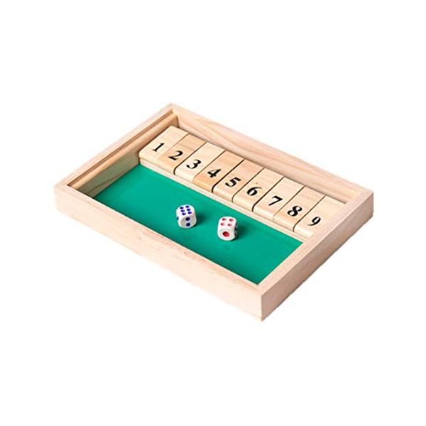 シャット・ザ・ボックス Shut The Box シャットザボックス ゲーム サイコロ パーティ ボード サイコロゲーム ダイス 数字 木製 脳トレ　販売です 家族ゲーム、バーゲーム、パーティーゲーム、ボードゲームとして歴史があるシャットザ...