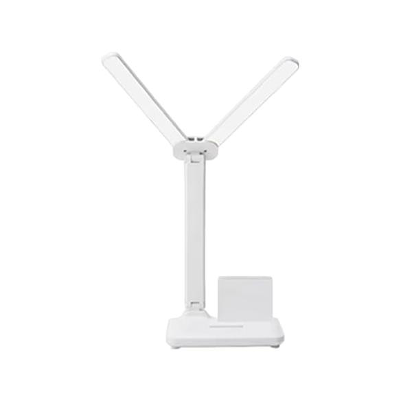 ダブルヘッドライト設計/目に優しい ヘッドライトは、上下左右に 0*から180*まで角度調節が可能です。広範囲から卓上を照らすことで、手やペンの影ができにくく、快適に作業が行えます。目に優しい光源なので、長時間の仕事や勉強、読書などにもおす...