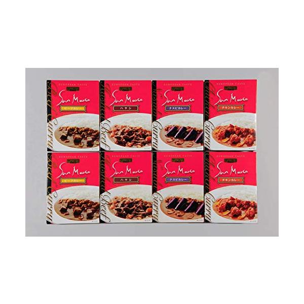 セット内容：ビーフカレー・ハヤシ・ナスビカレー・チキンカレー200ｇ各2保存方法：常温保存ヨーロピアンカレー専門店のお味をお楽しみください。食品・飲料・お酒:レトルト・料理の素:カレー